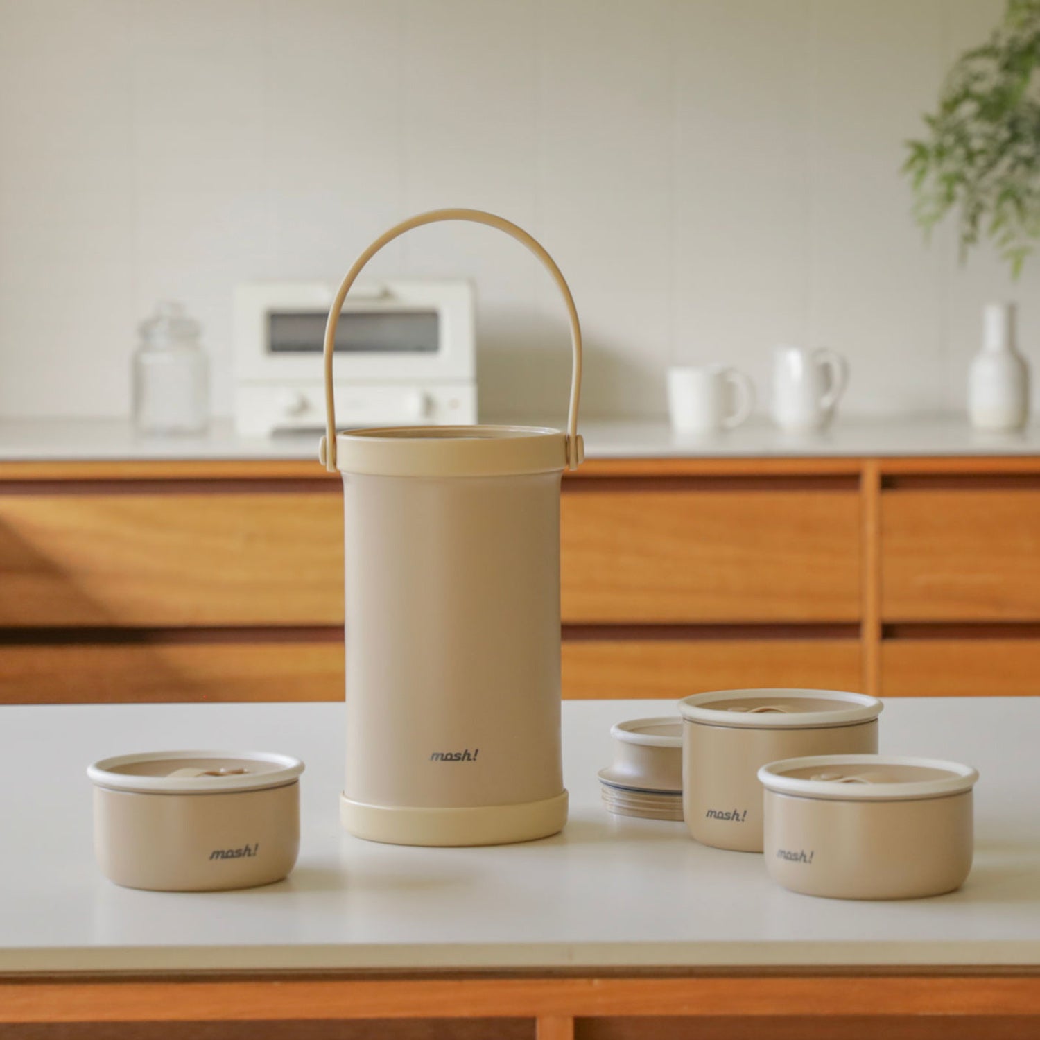 mosh! Lunch Jar 1.8L Set｜DS-DMLJ1.8